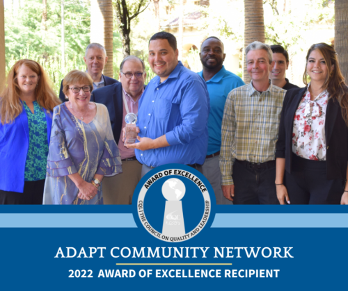 CQL Presents ADAPT Community Network with 2022 Award of Excellence - ADAPT Community Network