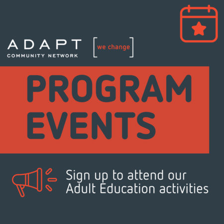 Upcoming Events - ADAPT Community Network